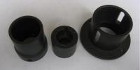 China Creep Resistant Black PEEK Plastic Bushing Sleeve 260°C High Elastic Modulus for sale
