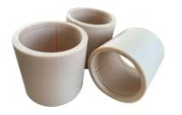China Low Creep PEEK Plastic Parts Nylon POM Bushing Flame Retardant for sale