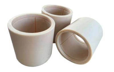 China Low Creep PEEK Plastic Parts Nylon POM Bushing Flame Retardant for sale