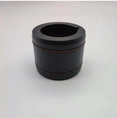 China Carbon Fiber Filled PEEK Plastic Parts High Elastic Modulus 220 MPa Tensile Strength Black for sale