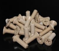 China Countersunk Head PEEK Screw Fastener Heat Resistant 260°C for sale