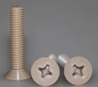 China Countersunk Head PEEK Screw Fastener Heat Resistant 260°C for sale