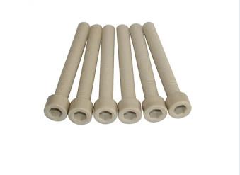 China Anti Corrosion High Precision PEEK Plastic Injection Molding Screw Nut Custom Sizes for sale