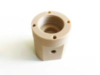 China OEM Custom High Precision CNC Machining Acrylic Peek Turning Parts 0.005mm Tolerance for sale
