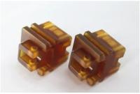 China Precision Amber PEI Injection Molding Plastic Parts High Temperature Resistance for sale