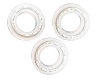 China Zirconia Full Ceramic Bearing 6200 Series Si3N4 ZrO2 PEEK PTFE Cages Long Life Low Noise for sale