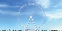 China 168m Amusement Park Ferris Wheel Fairground Big Wheel 750 Passengers ODM for sale