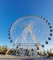 China Playground Big Truss Amusement Park Ferris Wheel 128 Passengers 50m 380V for sale