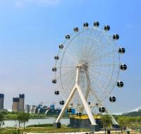 China Customized Herringbone Ferris Big Wheel Fairground Ride For Luna Park 120 Passengers for sale