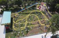 China 10 Seat Jungle Amusement Park Coaster Roller Ride For Kids Anti Corrosion 15KW for sale