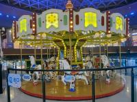 China 6KW Amusement Ride Carousel 16 Seat Carnival Kiddie Rides ODM for sale