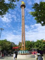China 30m Reinforced Amusement Park Tower Spinning Jump Tower Weather Resistant for sale