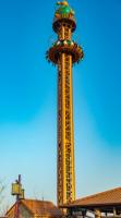 China 30m Reinforced Amusement Park Tower Spinning Jump Tower Weather Resistant for sale