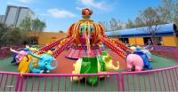 China 24 Passenger Flying Elephant Self Control Plane Ride Amusement Park Facilities OEM for sale