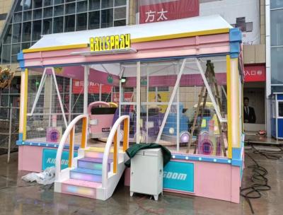 China Automatic Flexible Bouncing Shopping Mall Ride Spray Ball Kiddie Amusement 16 Passenger for sale