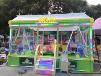 China Automatic Flexible Bouncing Shopping Mall Ride Spray Ball Kiddie Amusement 16 Passenger for sale