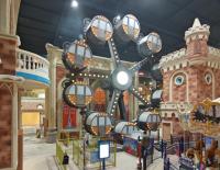 China Indoor Mini Observation Amusement Park Ferris Wheel Ride 12m 15kW for sale