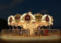 China Amusement Park Kiddie Fair Rides Carousel 24 Seats 380V Wear Resistant for sale