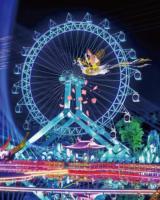 China Big Herringbone Observation Ferris Wheel Theme Park 120 Passengers 39m for sale