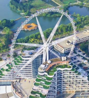 China 110m Giant Amusement Park Giant Wheel 252 Passengers 30.8kW for sale