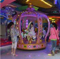 China 6 Seat Crown City Park Carousel Amusement Park Kiddie Rides Customized for sale