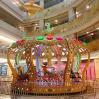 China 26 Seat Crown Carousel Theme Park Carnival Kiddie Rides 380V for sale