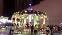 China 26 Seat Crown Carousel Theme Park Carnival Kiddie Rides 380V for sale