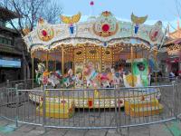 China ODM Indoor 24 Seat Amusement Ride Carousel Horse Merry Go Round 23W for sale