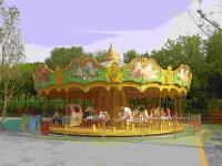 China 36 Seat Amusement Park Kiddie Rides Carousel Central Park Merry Go Round for sale