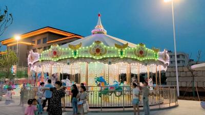 China 36 Seat Amusement Park Kiddie Rides Carousel Central Park Merry Go Round for sale