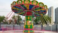 China Amusement Ride Carousel 36 Seat Swing Carousel Designed for Easy Maintenance and Operation Suitable for Various Amusement Facilities for sale