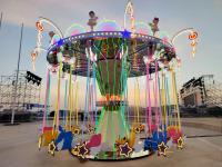 China 16 Seat Angel Carousel Swing Ride Amusement Park Kiddie Rides 3.5W for sale