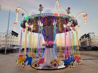 China 16 Seat Angel Carousel Swing Ride Amusement Park Kiddie Rides 3.5W for sale