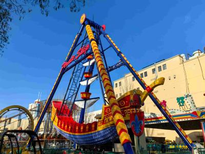 China 40 Passenger Playground Equipment Pirate Ship Amusement Ride 45W ODM for sale