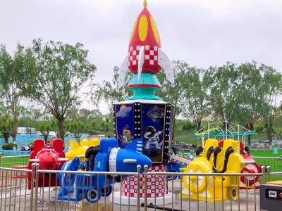 China Robust Steel Adventure World Rides Airplane For Amusement Park 12 Seat 15kW Custom for sale