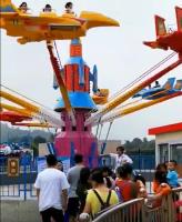China Anti Corrosion Carnival Amusement Rides Self Control Airplane 24 Seat ODM for sale