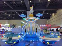 China Outdoor Amusement Park Airplane Jump UFO Ride For Children Teenagers 17W 24 Passenger for sale