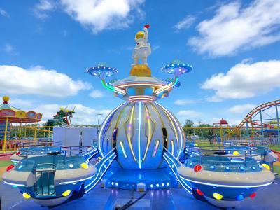 China Outdoor Amusement Park Airplane Jump UFO Ride For Children Teenagers 17W 24 Passenger for sale