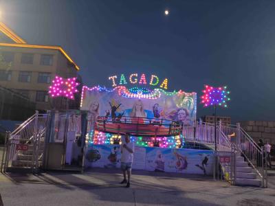 China Dynamic Turntable Tagada Disco Ride Weatherproof 26W 24 Seat for sale