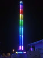 China 38m Amusement Park Spinning Drop Tower Kiddie Ride 16 Passengers 118kW for sale