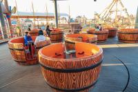 China ODM 36 Seat Barrel Teacup Amusement Park Ride Equipment 8km/h for sale