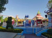 China Crazy Jellyfish Fair Teacup Amusement Ride 18 Seat 10rpm 45KW Weather Resistant for sale