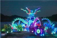 China 40 Seat Fiberglass Amusement Park Airplane Rotary Big Octopus Ride 380V for sale