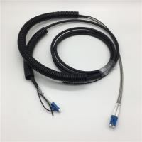 China 75M CPRI Fiber Cable 2 Cores DLC SM / MM With Both End Socket Protection for sale