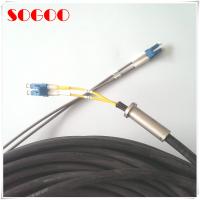 China Outdoor Duplex Fiber Opitc Patch Cord PDLC-DLC Waterproof Single Mode for sale