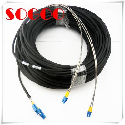 China Armoured Branch Outdoor CPRI Fiber Cable GYFJH 7.0mm 2 Cores LSZH G657A2 for sale