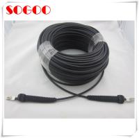 China NSN Boot FTTA Cable Armored CPRI Fiber Cable 2 Fibers LC / UPC 50m Multi Mode 50 / 125 for sale