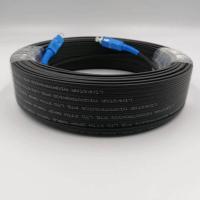 China SC/UPC-SC/UPC simplex SM G657A2 2*5mm 50M, LSZH black jacket FTTH Fiber Optical Patch Cord for sale