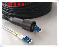 China Ftta 2Fo DLC- PDLC Outdoor Tactical Armored PDLC Fiber Optic Patch Cord CPRI Cable Assembly for sale