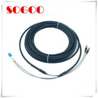 China 100m Optical Cable Assembly / DLC / DLC / GYFJH / 2 Core Outdoor Protected Branch Cable for sale